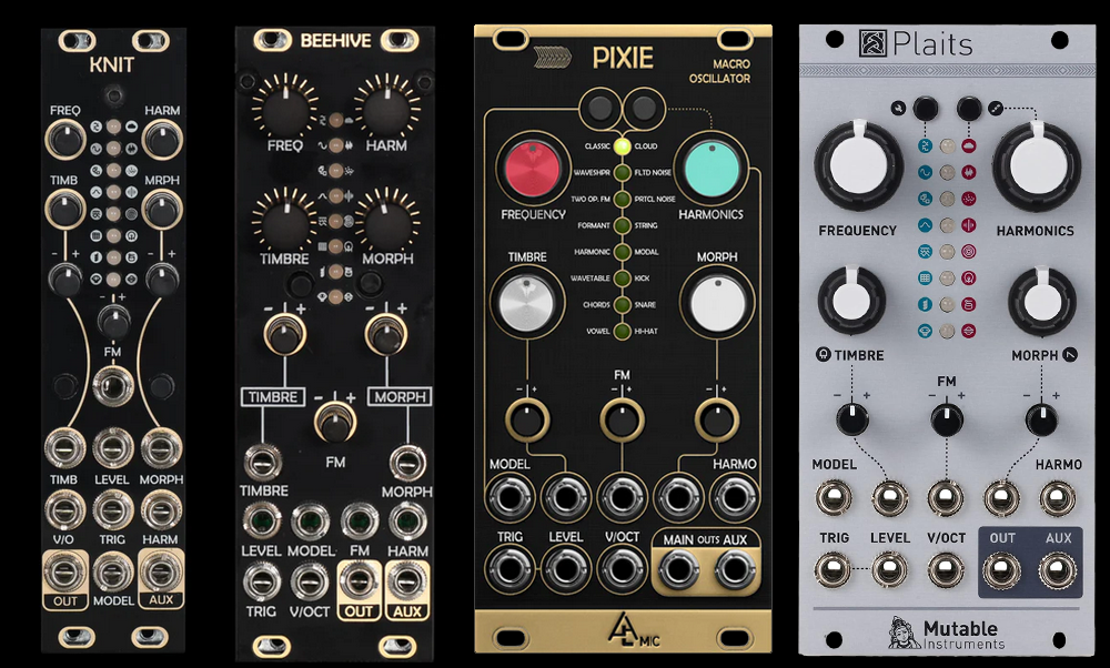 After Later Audio Knit/Beehive/Pixie (Mutable Instruments Plaits クローン） – beatsville